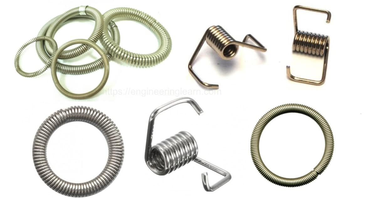 Types of Spring and Their Uses [with Pictures] - Engineering Learn