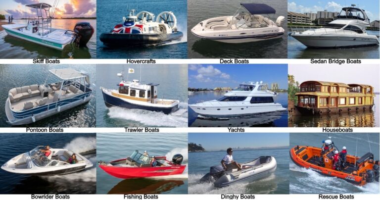 15 Types of Boats - Essential Boat Safety Tips [with Pictures & Names ...