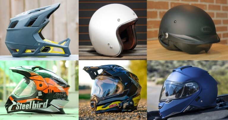 6 Types of Helmets (Motorcycle) - Anatomy of the Safest Motorcycle ...